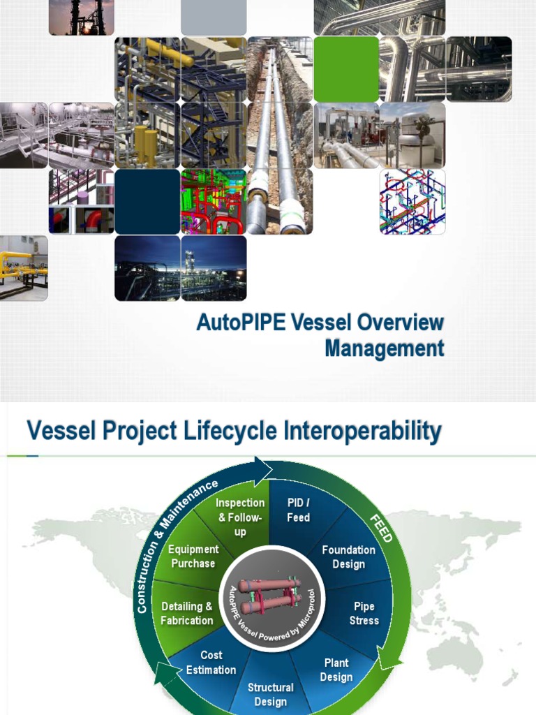 AutoPipe Vessel Presentation | Download Free PDF | Component Object ...