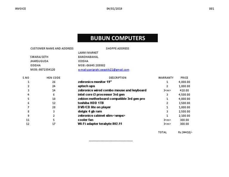Bubun Computers | PDF