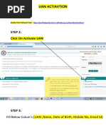 Downloading UAN Service History Steps | PDF