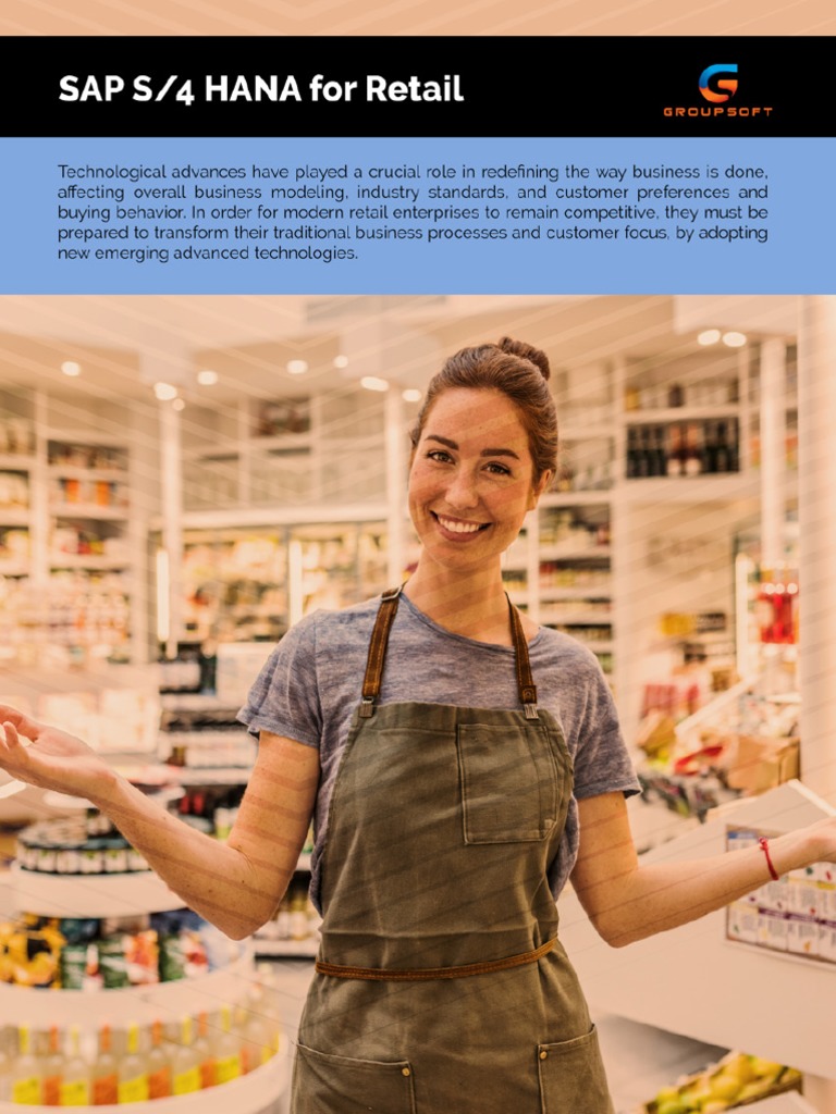 SAP S/4 HANA Retail Solution - Groupsoft US Inc. | PDF | Sap Se | Retail