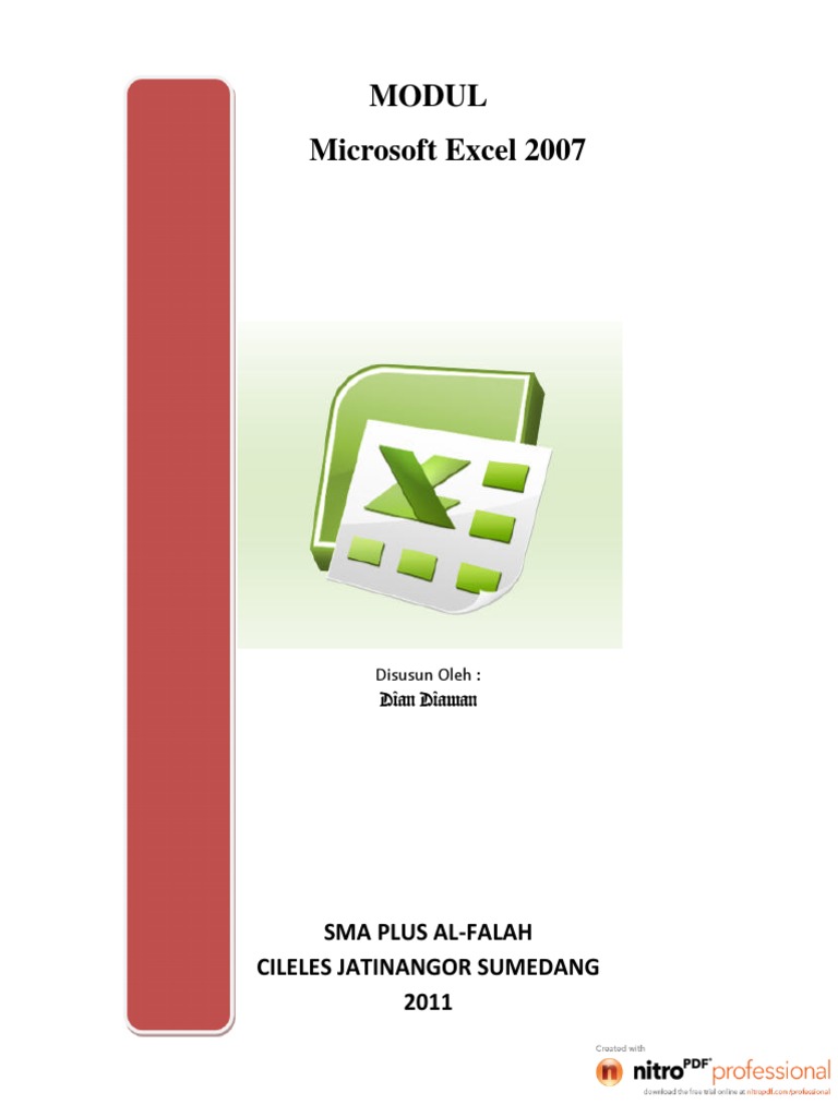 Tutorial Lengkap Microsoft Excel 2007 PDF | PDF