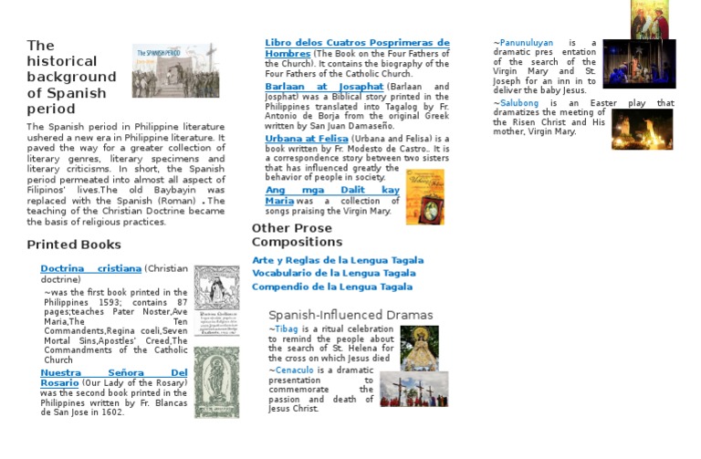 Hispanic Period in The Philippines | PDF | Tagalog Language | Mary ...