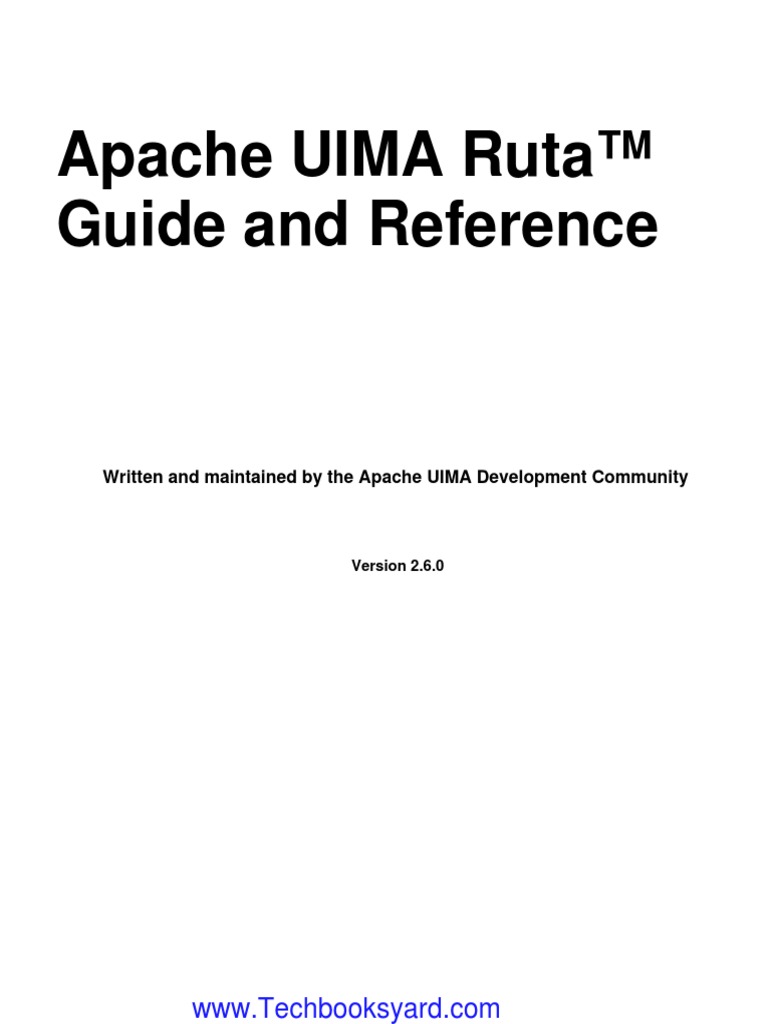 Apache UIMA Ruta | PDF | Regular Expression | License
