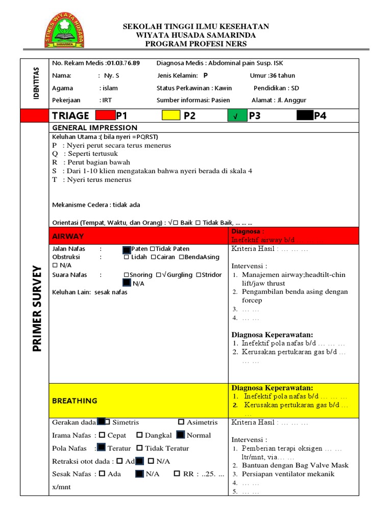 Contoh Resume IGD | PDF