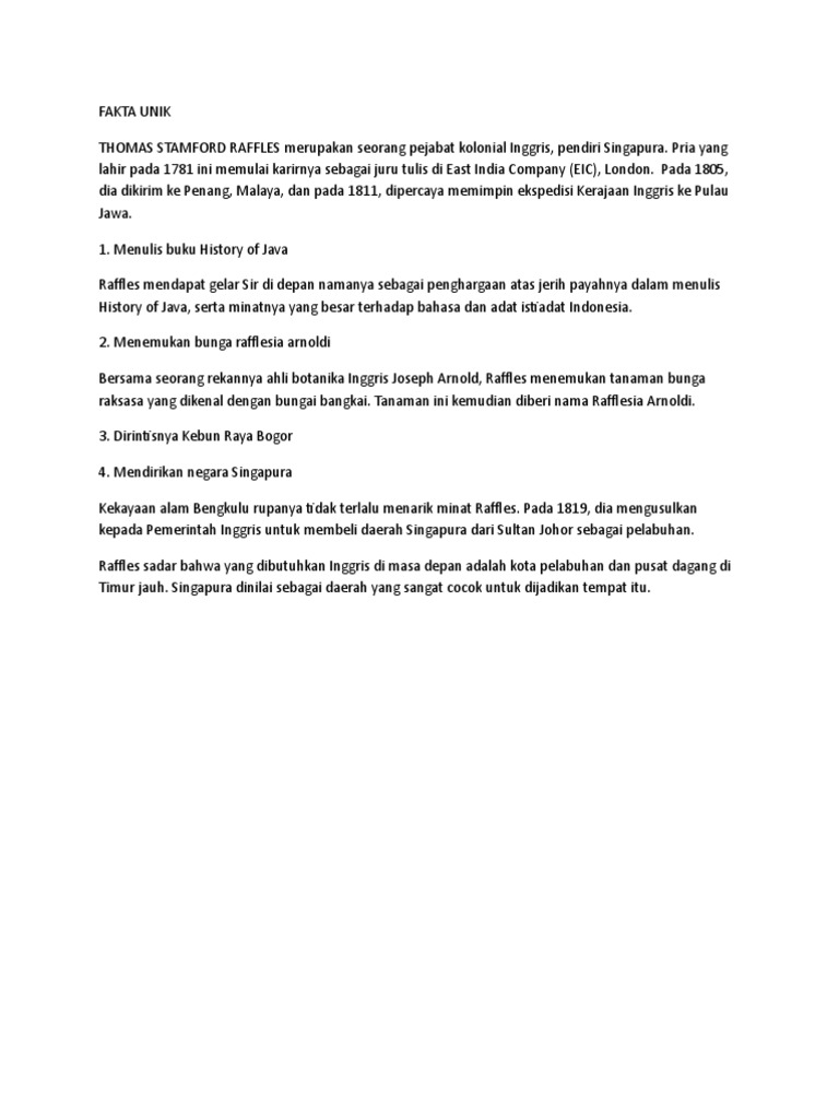 Fakta Unik | PDF