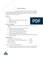 Message Writing G5 | PDF