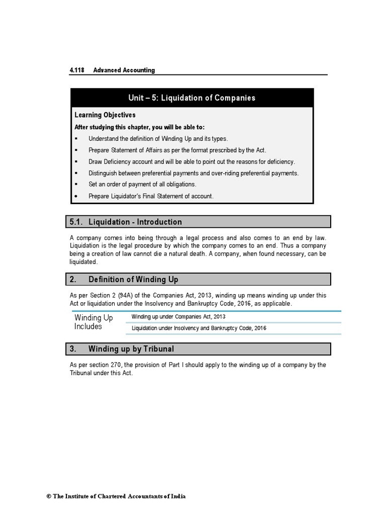 Liquidation Procedures and Formats | PDF | Liquidation | Bankruptcy