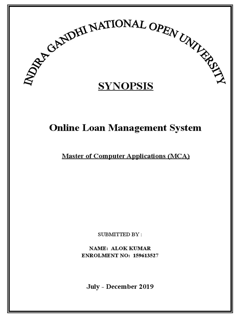 1 Online Loan Management System | PDF | Php | Relational Database