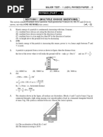 Fiitjee Phase Test Paper | PDF | Ion | Circle