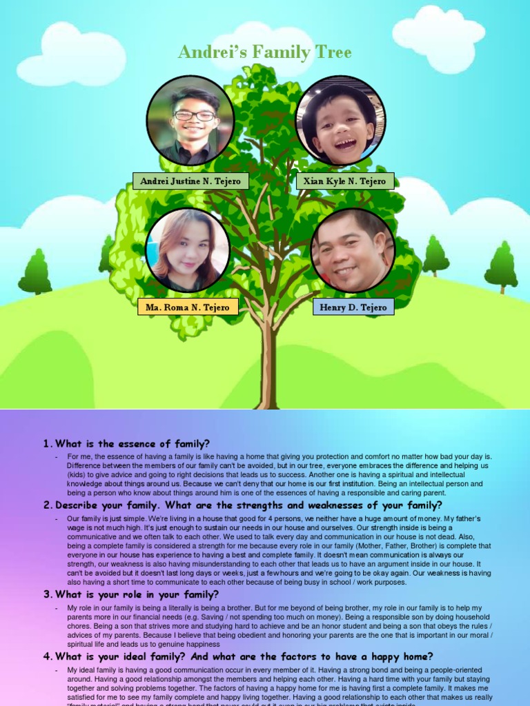 Family Tree Per Dev | PDF | Family | Social Psychology
