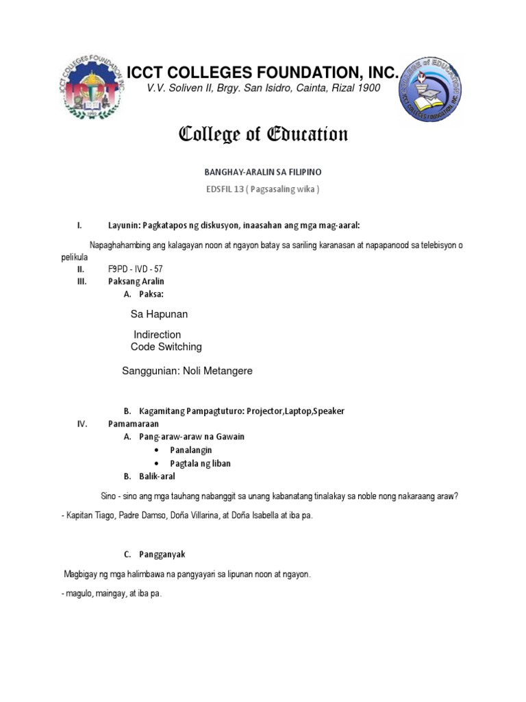 Lesson Plan Grade 8 | PDF