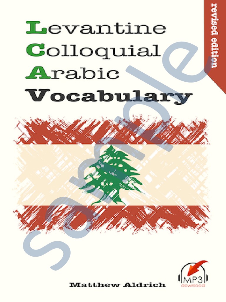SAMPLE Levantine Colloquial Arabic Vocabulary Lingualism PDF | PDF ...