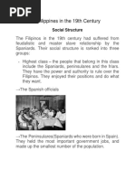 Social Structure in 19th Century Philippines | PDF | Philippines ...