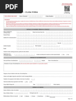 Motor - Claim Form PDF | PDF | Driver's License | Insurance