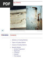 PAINT Coating Damage and Defects | PDF | Paint | Rust