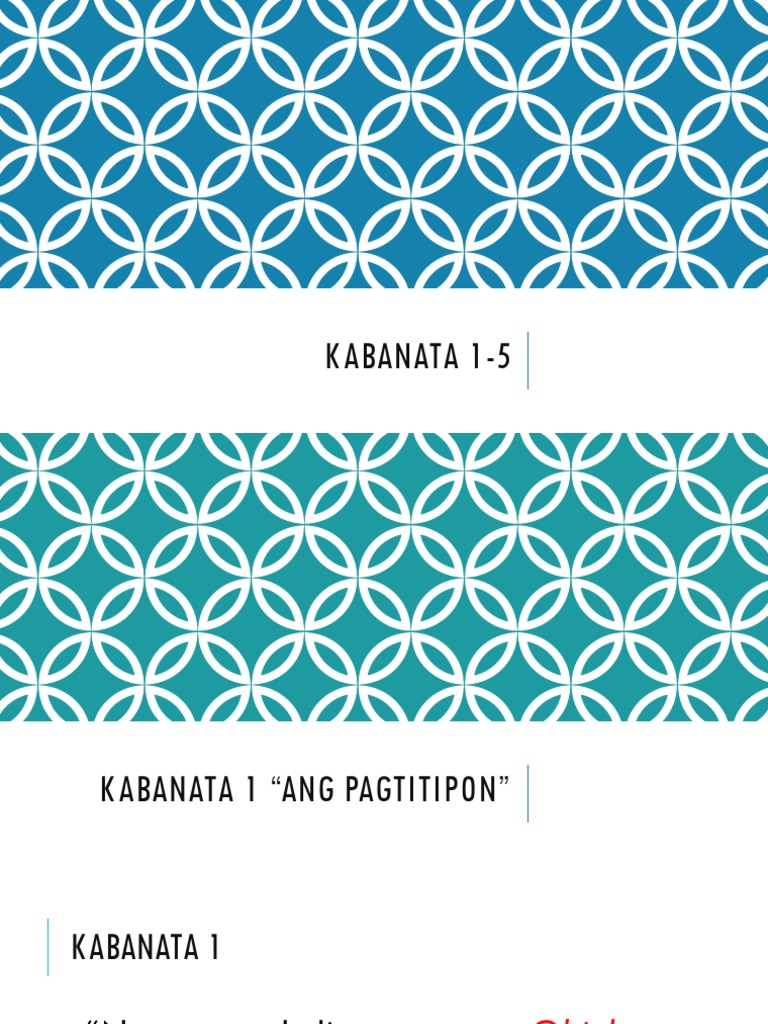 Kabanata 1 5 | PDF
