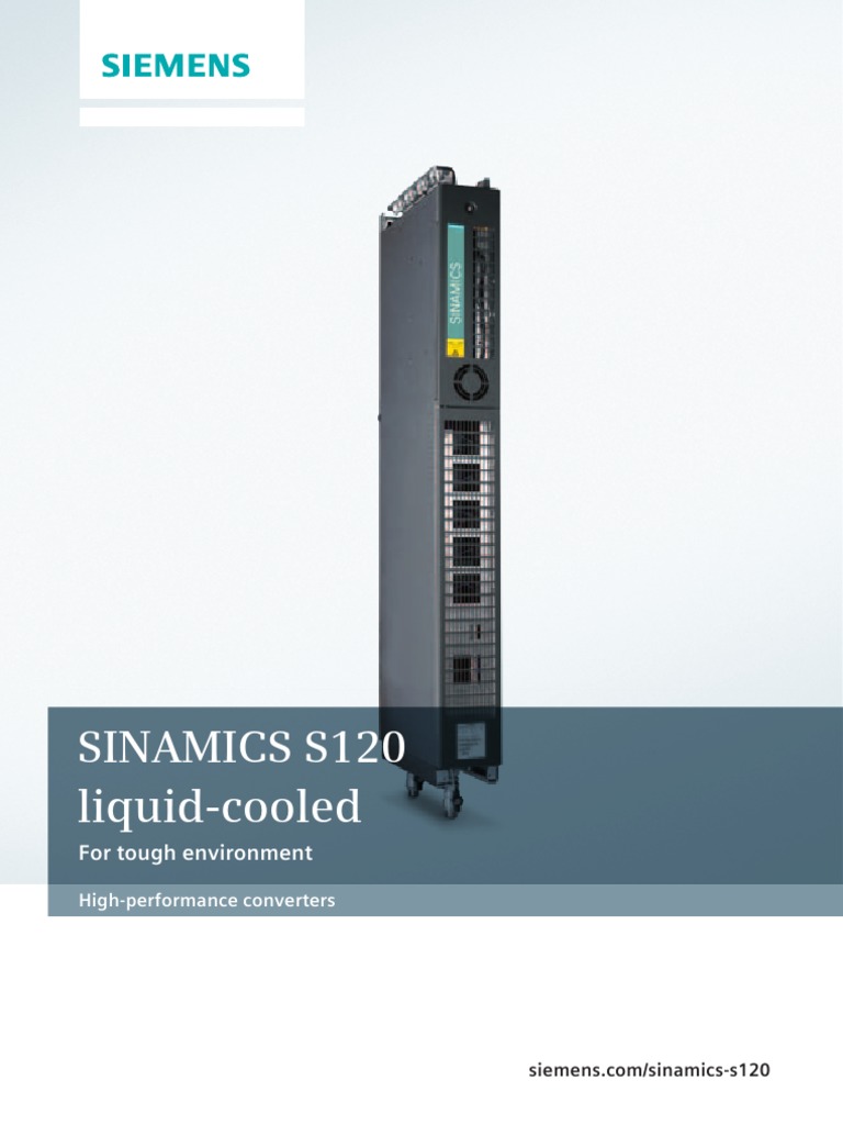 SINAMICS S120 Liquid Cooled Brochure | PDF | Hvac | Air Conditioning