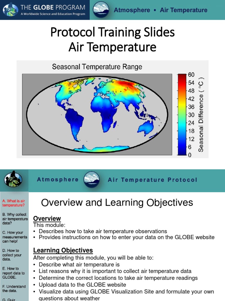 Protocol Training Slides Air Temperature | Download Free PDF ...