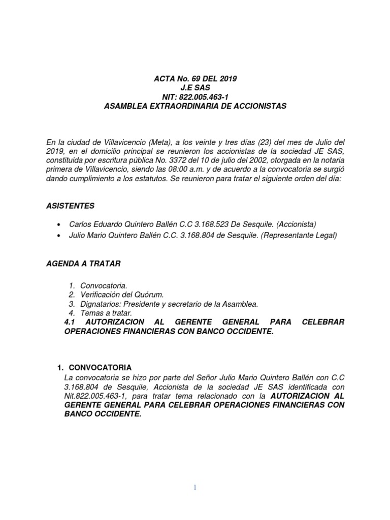 Modelo Actas | PDF | Gobierno