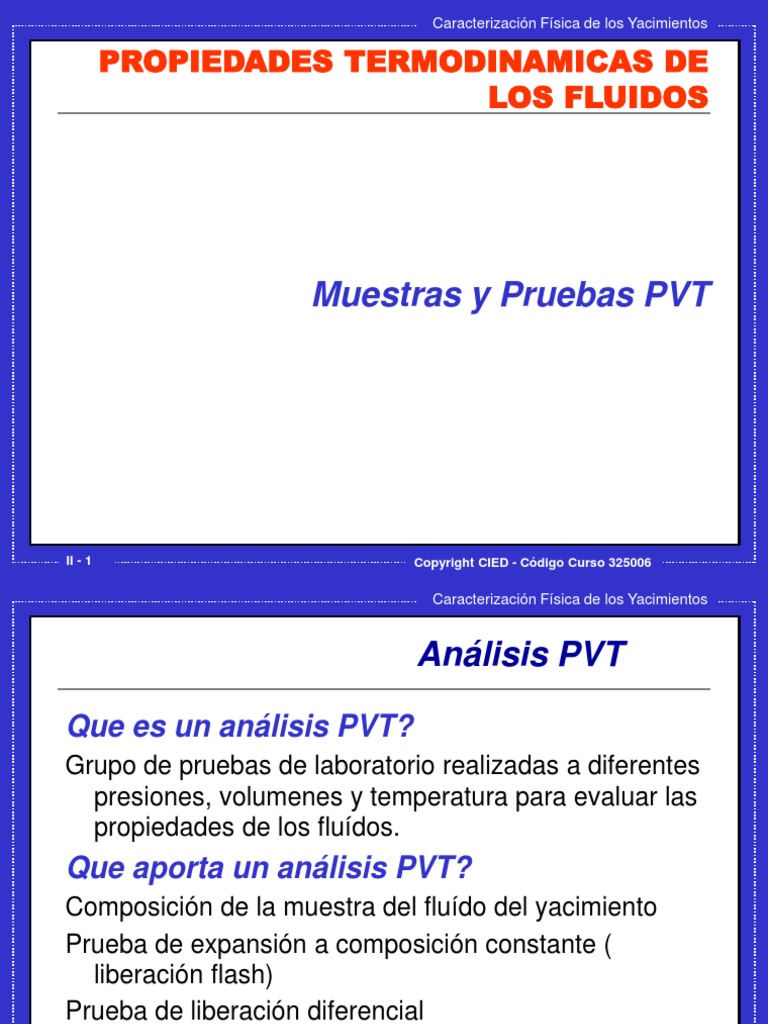 Qué es un PVT ? | PDF | Petróleo | Fluido