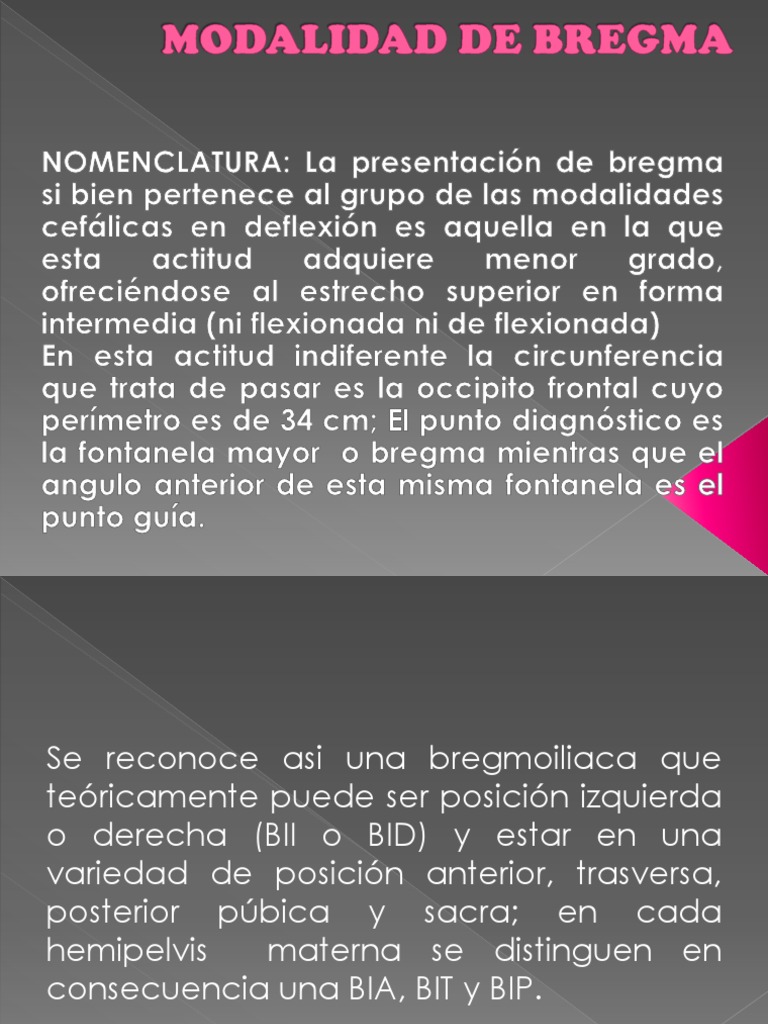 Presentación de Bregma en Parto | PDF | Parto | Anatomía humana