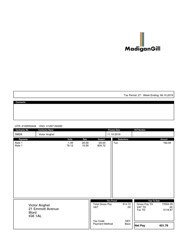 Victor Anghel 21 Emmott Avenue Ilford Ig6 1al: Comments | PDF