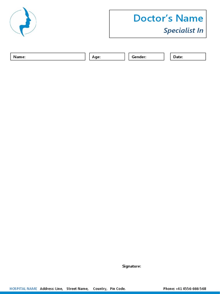 Plastic Surgery Prescription | PDF