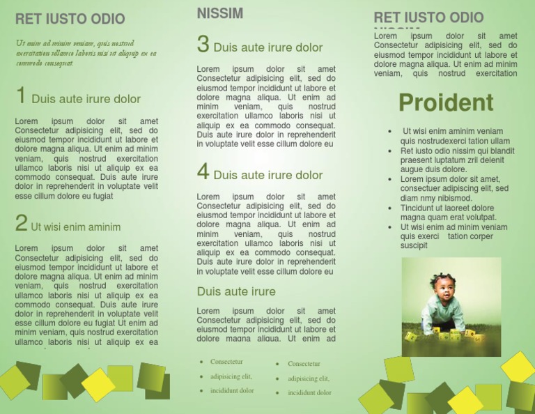 Template Brochure in | PDF | Typography | Text