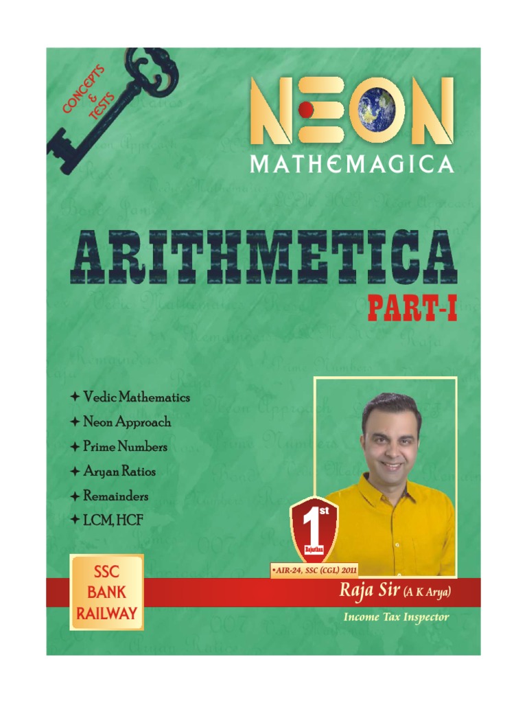 Arithmetic by Raja Sir Neon Classes | PDF | Arithmetic | Mathematical ...