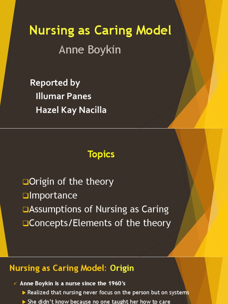 Nursing As Caring Model | PDF