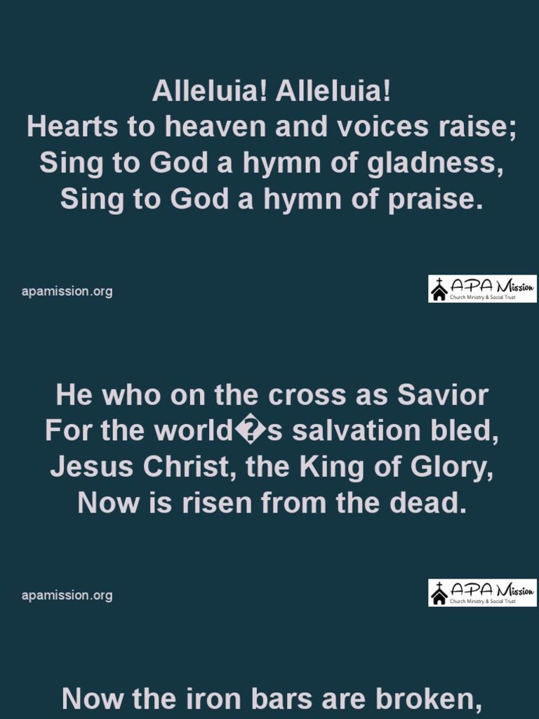 Alleluia! Alleluia! | PDF