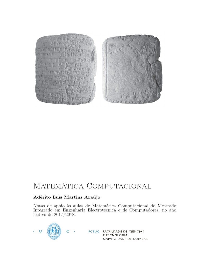 Fundamentos de Matemática Computacional | PDF | Análise numérica ...