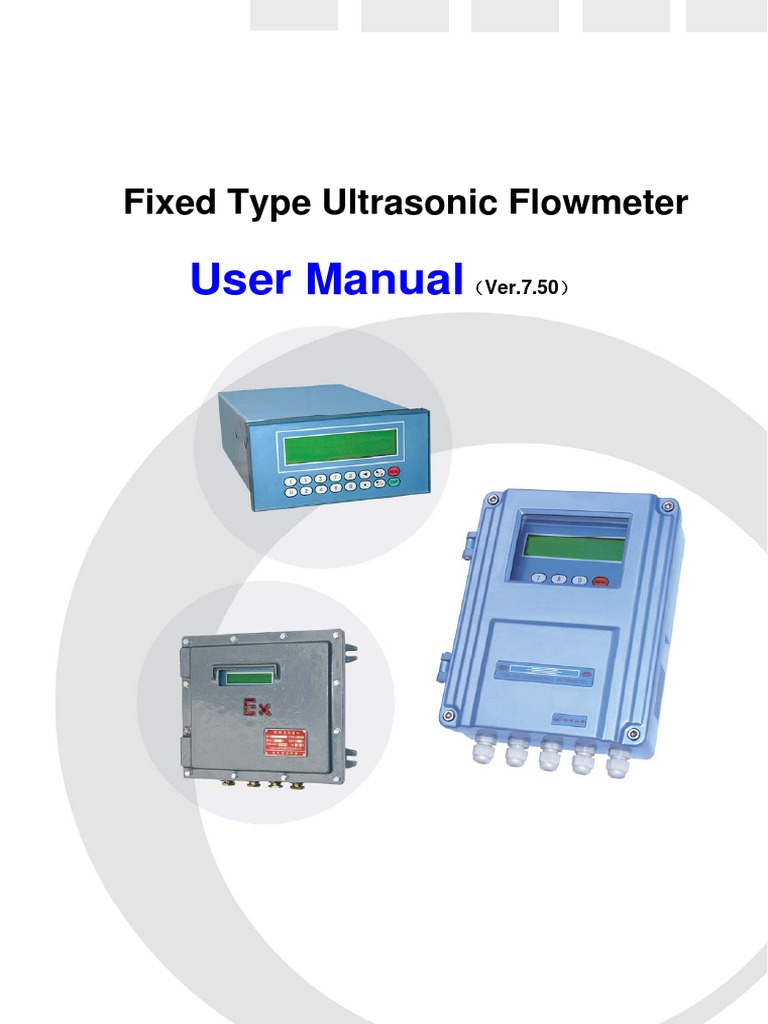 Tds100f Safsonic F Manual | PDF | Flow Measurement | Pipe (Fluid ...