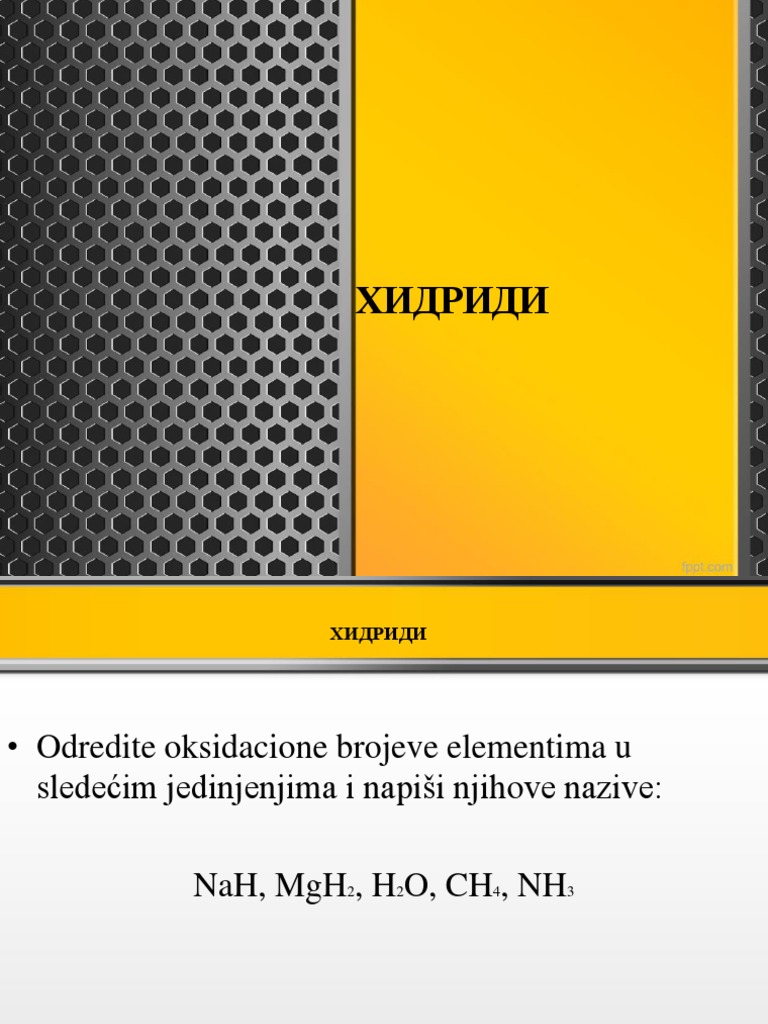HIDRIDI | PDF