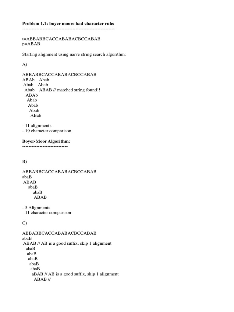 Bad Character Rule | PDF