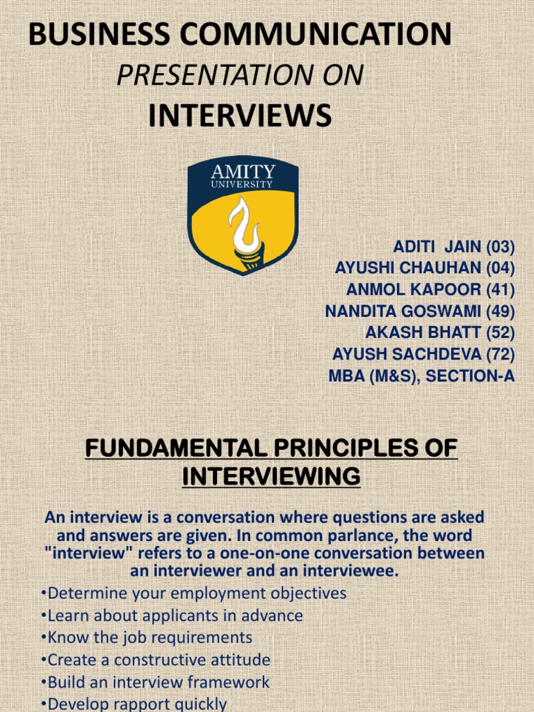 A Comprehensive Guide to Interview Fundamentals, Types, Preparation ...