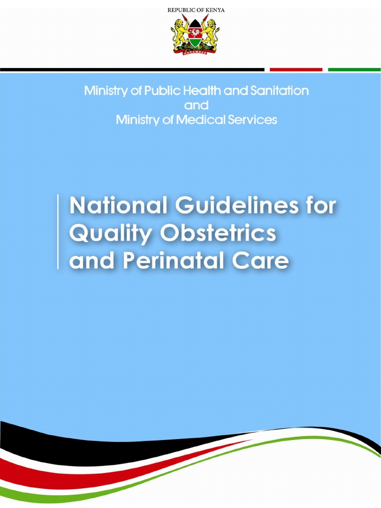 National Guidelines For Quality Obstetrics and Perinatal Care PDF | PDF ...