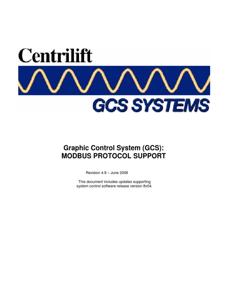GCS Modbus Protocol Support 4V8 | PDF | Electrical Engineering | Computer Engineering