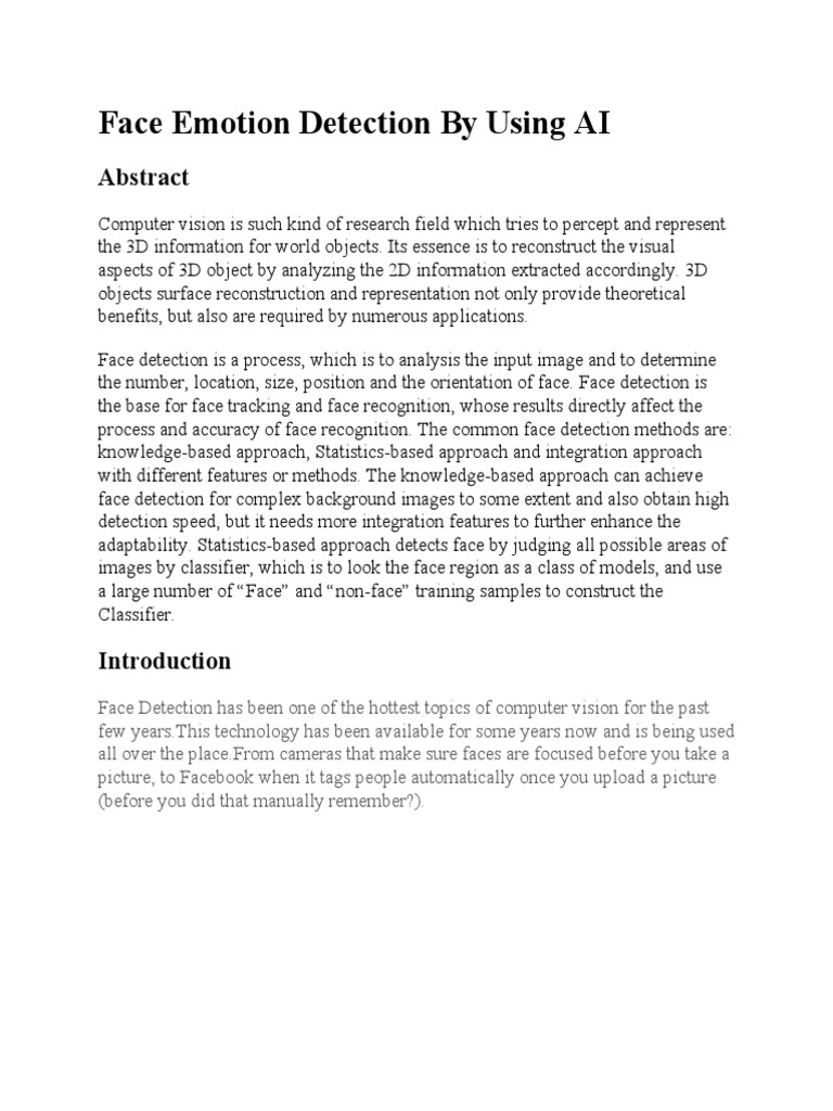 Face Detection in Python Using OpenCV | PDF | Software Testing ...