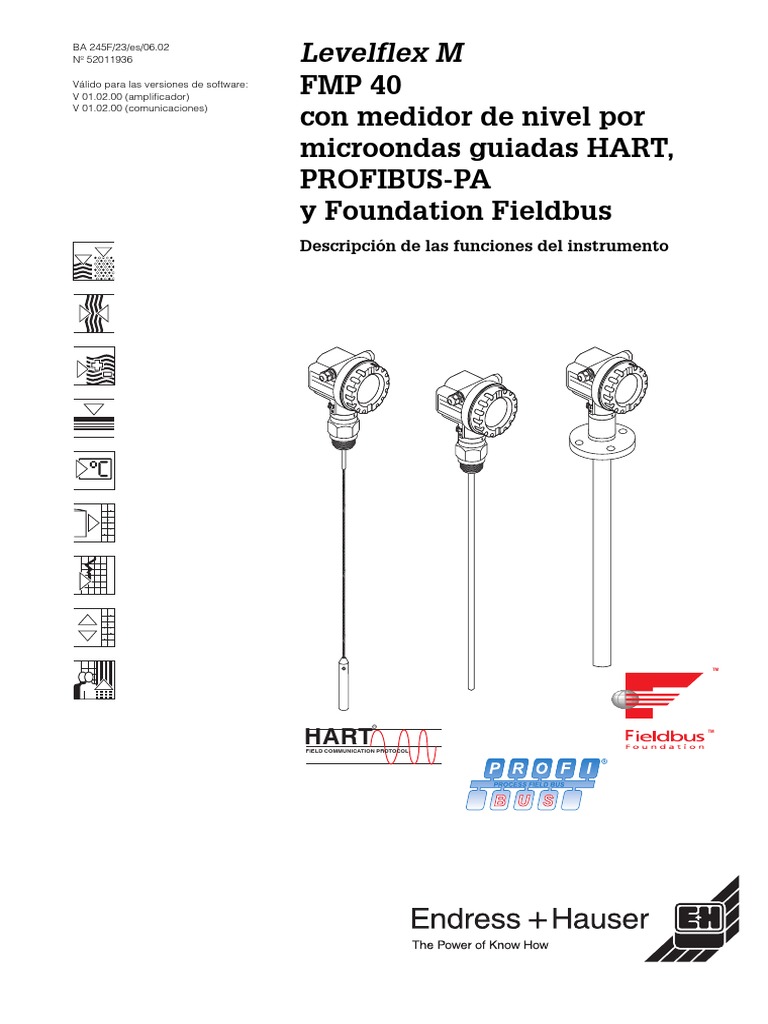 Endress Hauser Fmp40 | Descargar gratis PDF | Calibración | Análisis