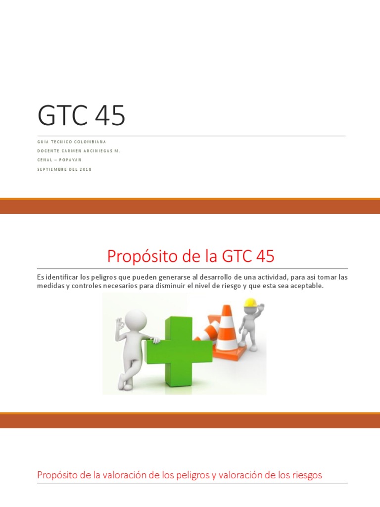 Identificación y Valoración de Riesgos GTC 45 | PDF | Herida | Riesgo