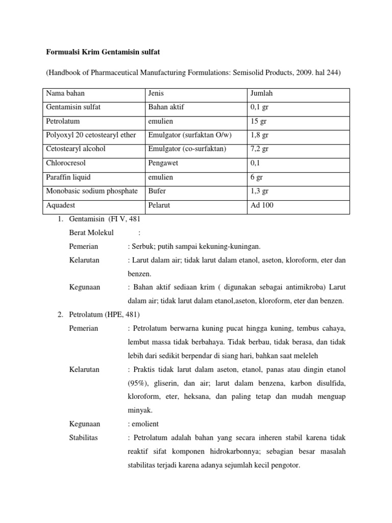Pra Formulas I | PDF