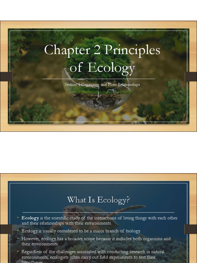 Organisms and Ecosystem Relationships | PDF | Symbiosis | Ecology