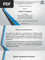 Informe de Sensor Ultrasonico | PDF | Sonido | Arduino