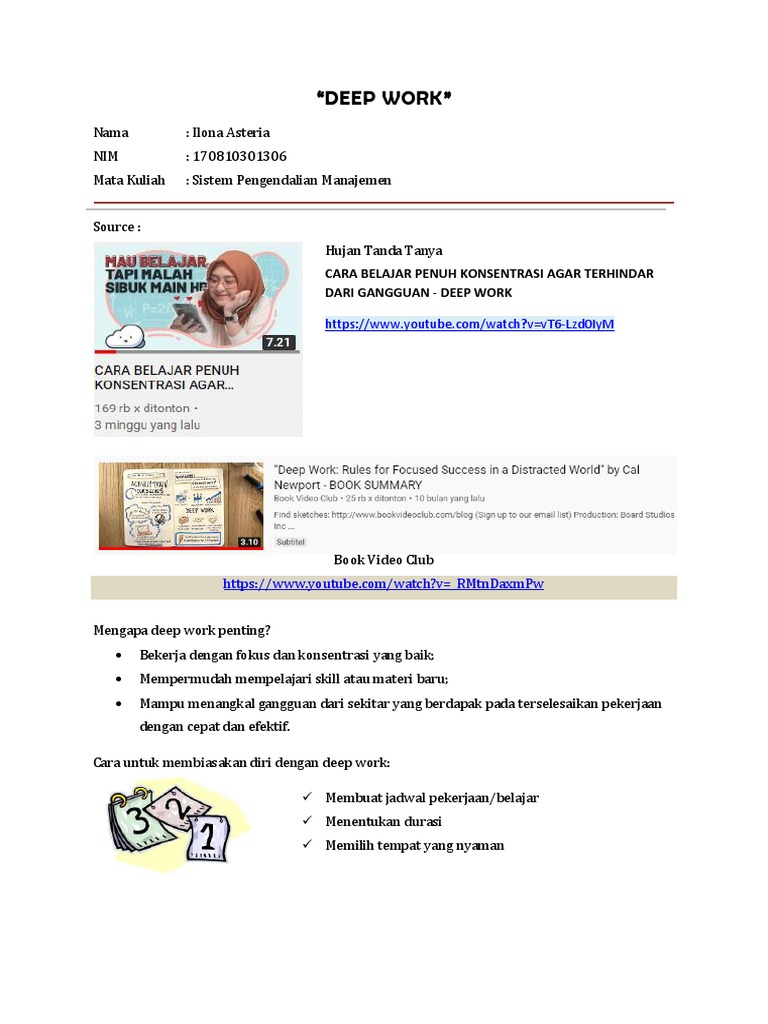 Deep Work | PDF