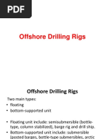 Types of Offshore Structures | PDF
