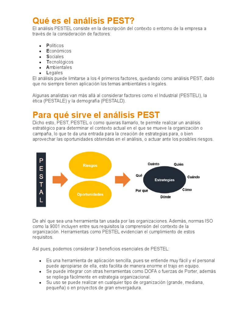 Qué Es El Análisis PEST | Residuos | Tecnología