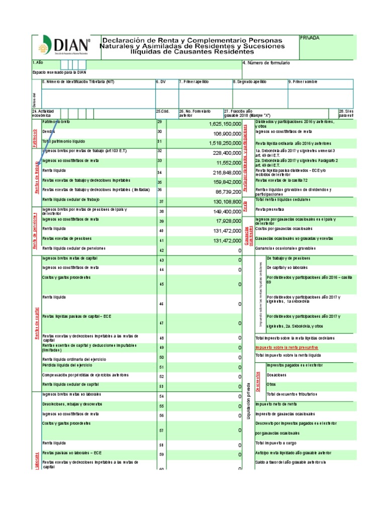 Formulario 210 | PDF | Impuesto sobre la renta | Pagos