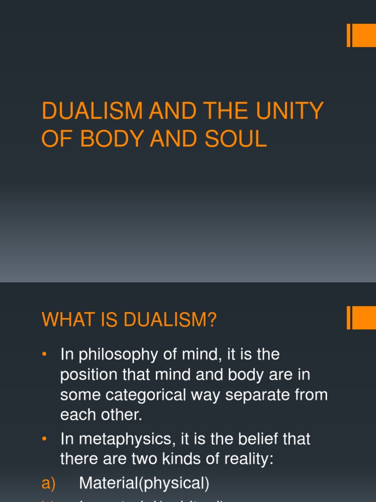 Understanding Dualism: Body and Soul | PDF
