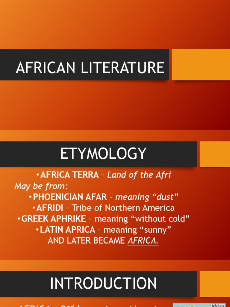African Lit | PDF | African Literature | Poetry